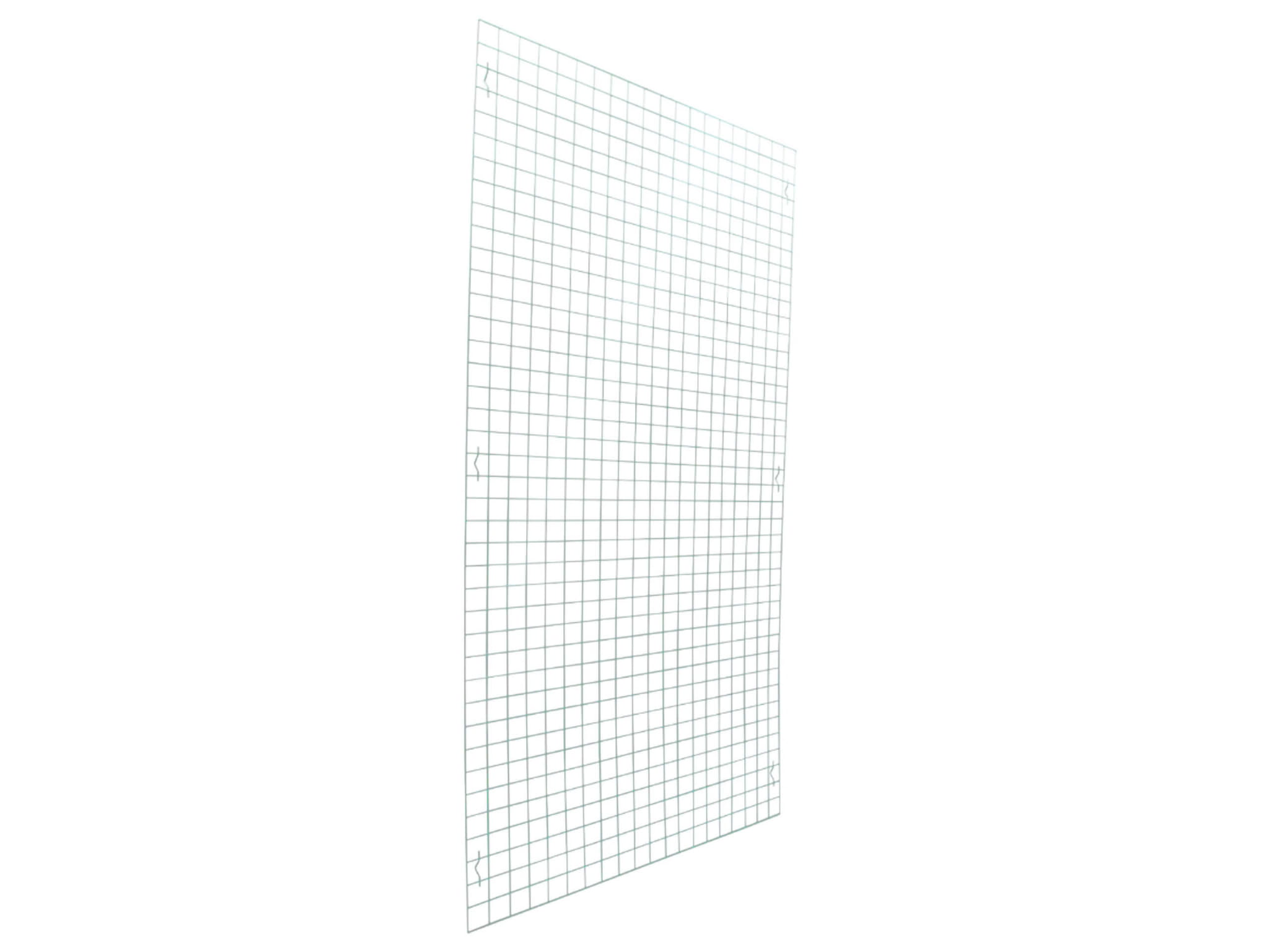 Mesh/grill panel 120 x 65, white KRA120X65 BIAŁA - Montip store fixtures